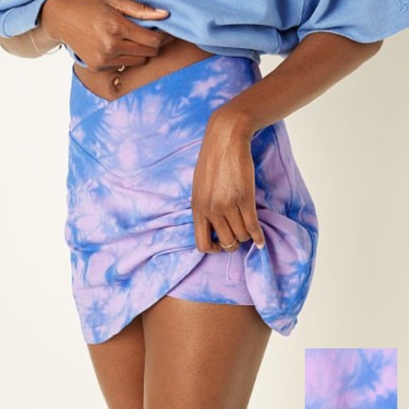 PINK Victoria's Secret | Shorts | Pink Victorias Secret Cotton V Crossover Skort | Poshmark